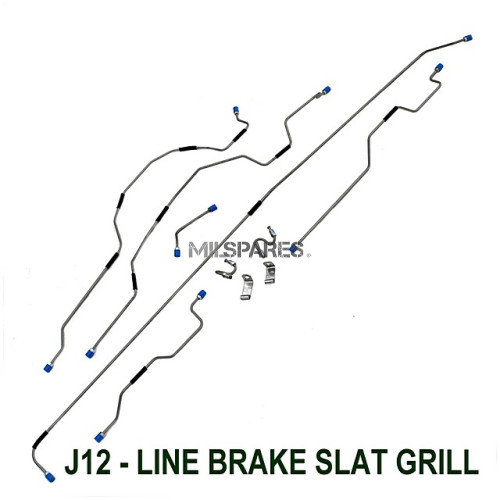 J12-line brake slat grill